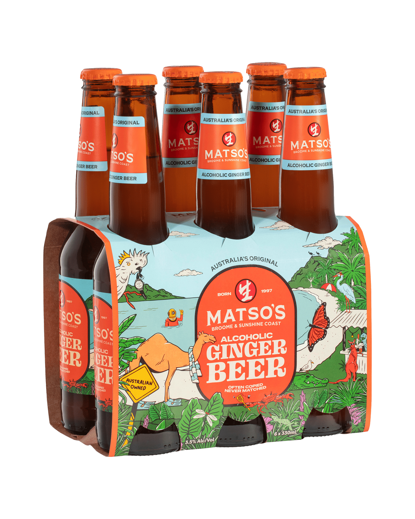 Buy Matso's Ginger Beer Bottles 330ml Online @Lowest Price