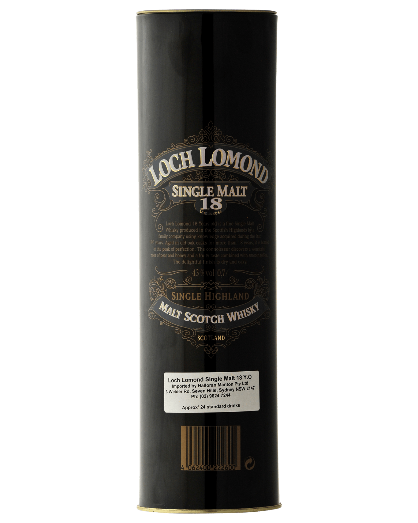 Buy Loch Lomond 18 Year Old Single Malt Scotch Whisky 700ml Online ...