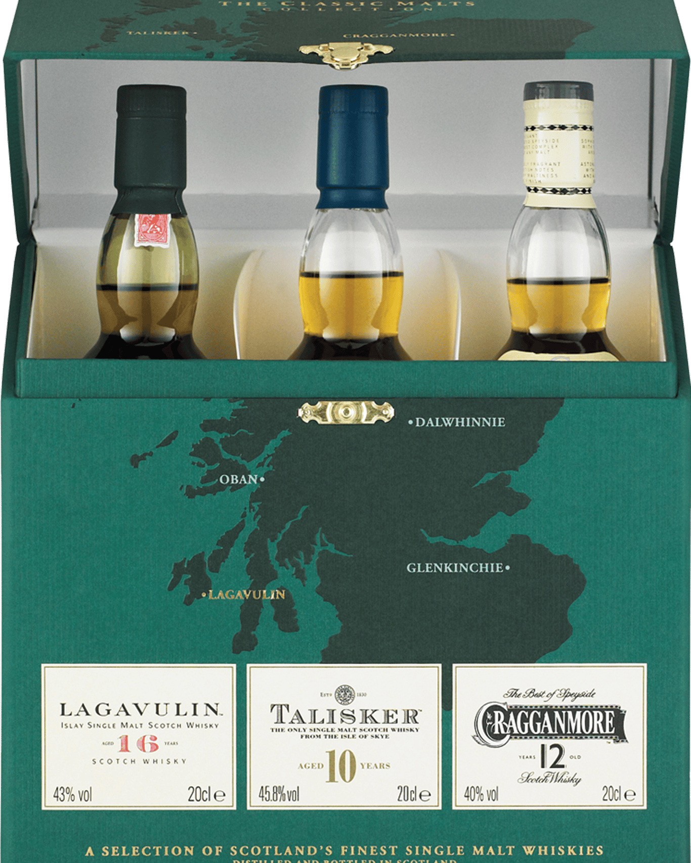 Buy The Classic Malts Collection Lagavulin, Talisker & Cragganmore Gift ...