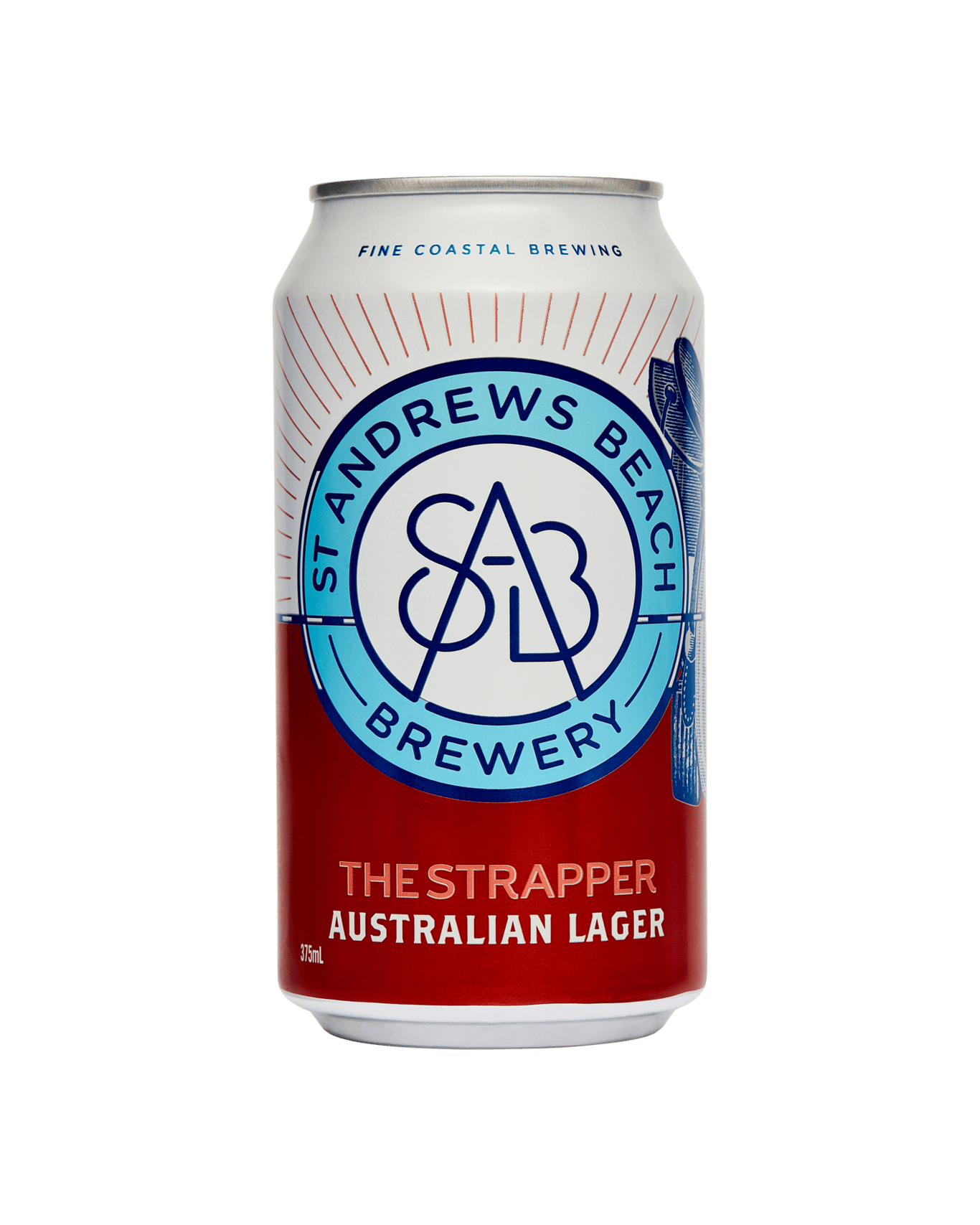 Buy St Andrews Beach Brewery The Strapper Australian Lager Cans 375ml ...