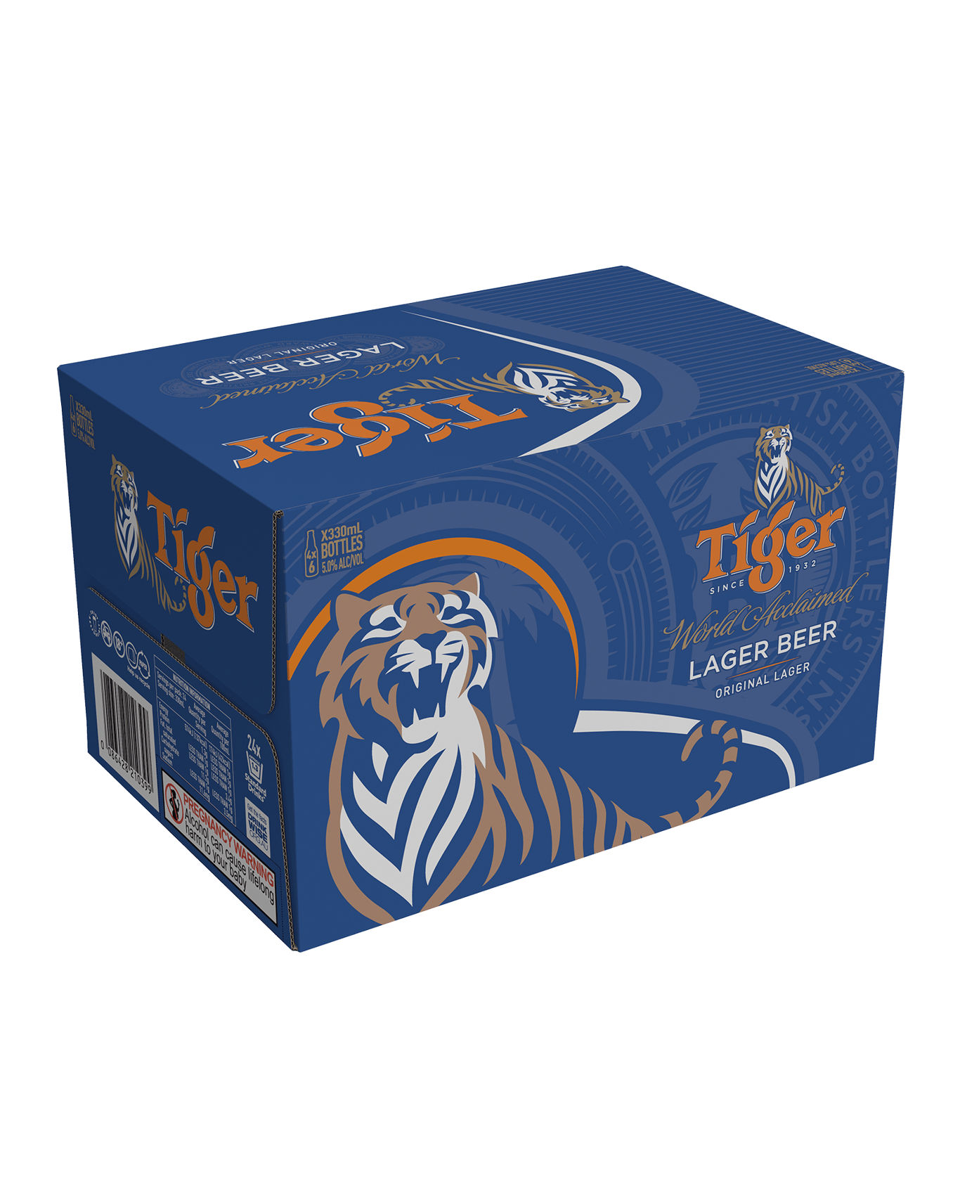 Buy Tiger Asian Lager Bottles 330ml Online @Lowest Price