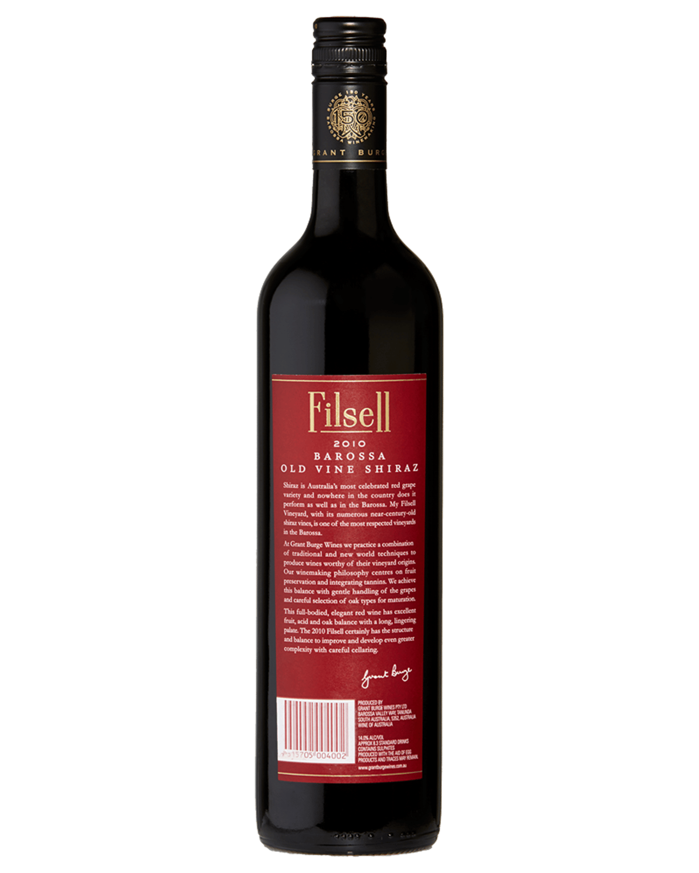 Buy Grant Burge Filsell Shiraz 2010 Online @Lowest Price