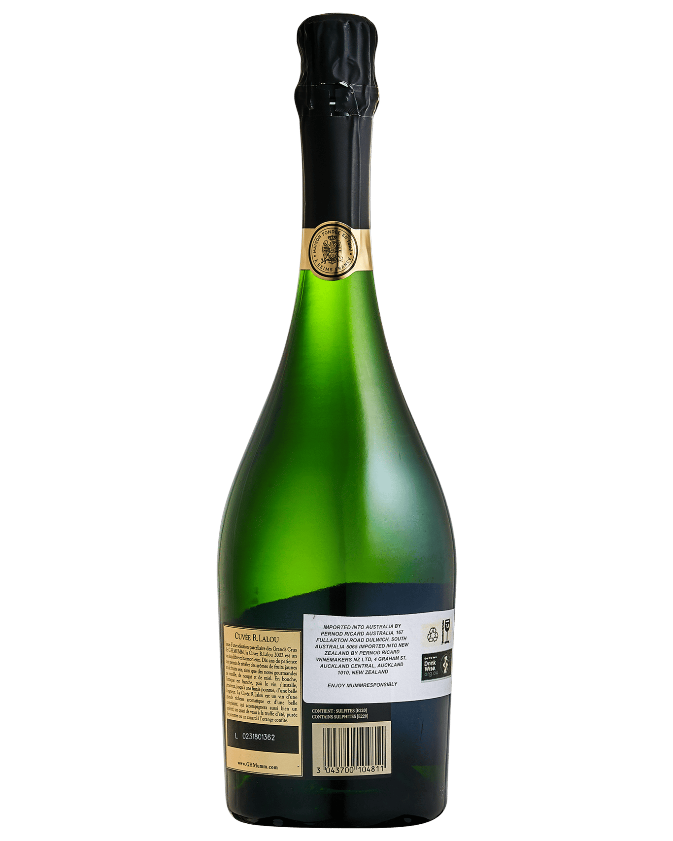 Buy Mumm Cuvée R.lalou 2002 Online @Lowest Price