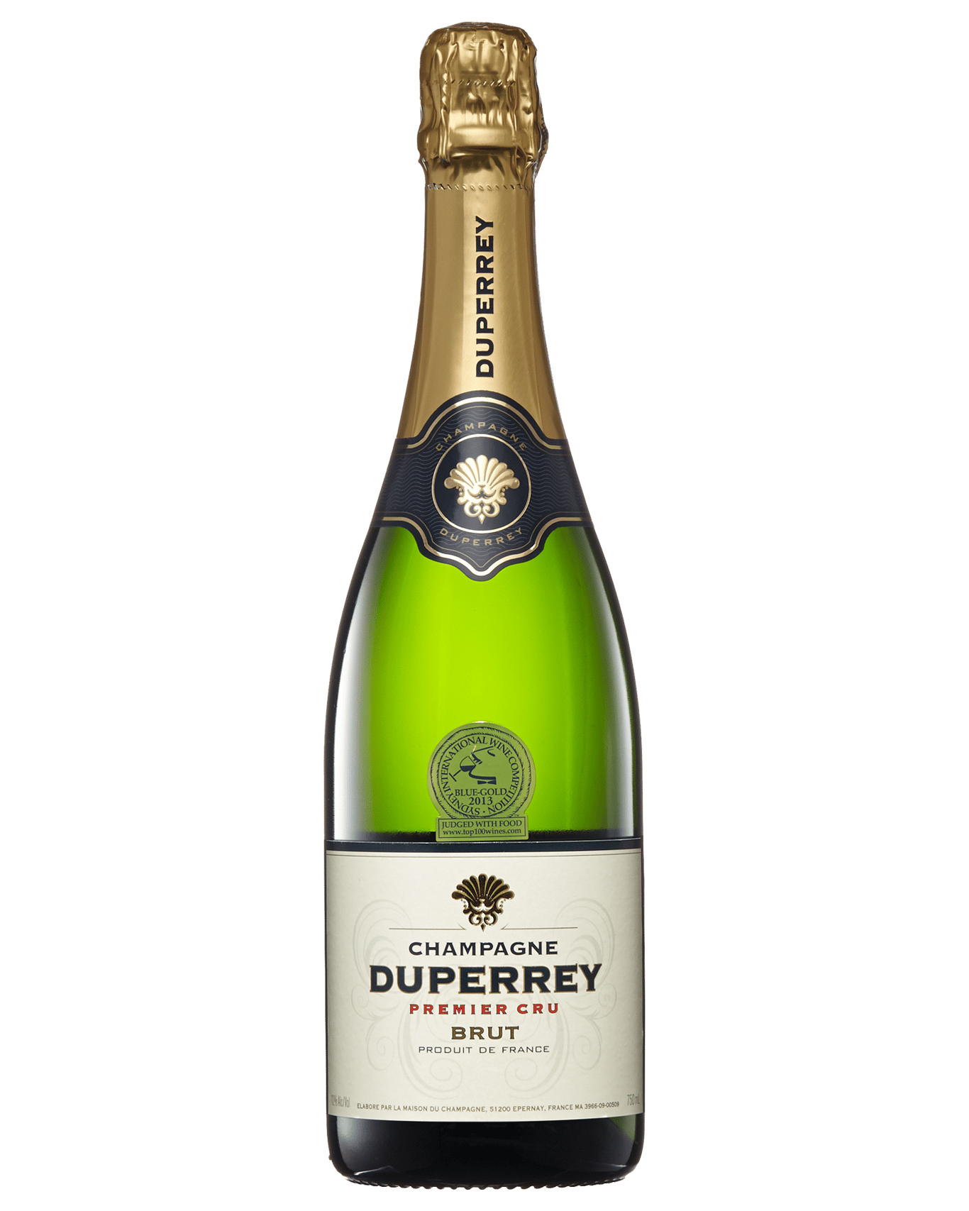 Buy Champagne Duperrey Premier Cru Brut & Glasses Gift Pack Online (Low ...