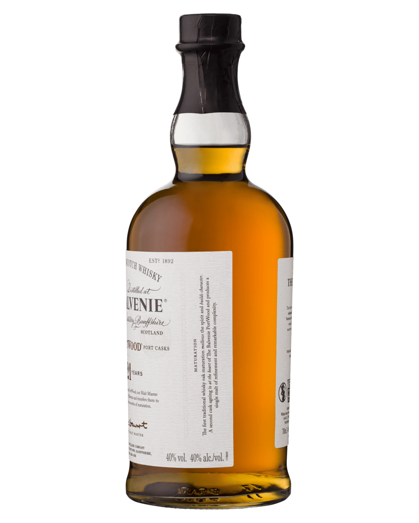 The Balvenie 21 Year Old Portwood Single Malt Scotch Whisky 700ml ...