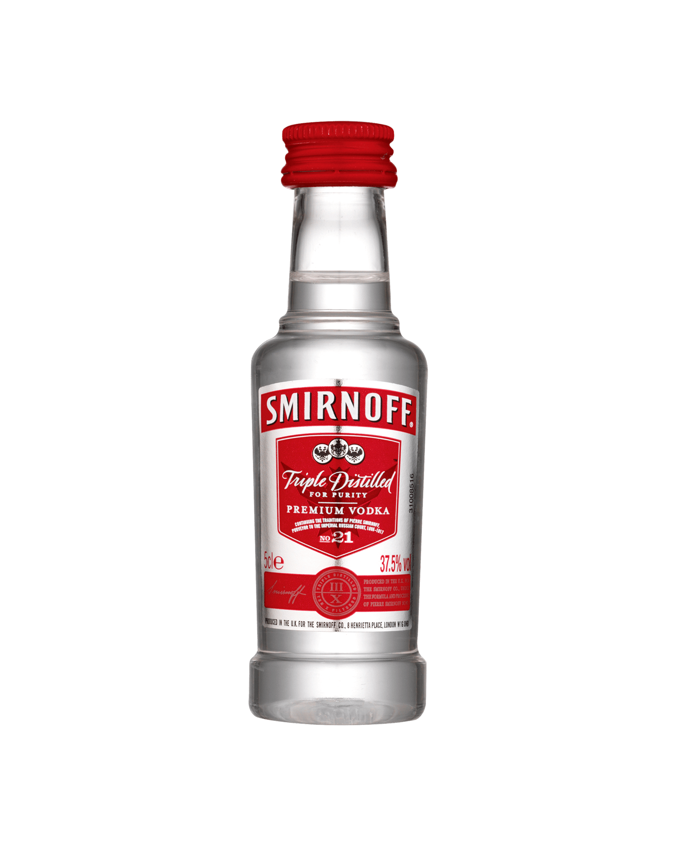 Buy Smirnoff Red Label Vodka 50ml Online @Lowest Price