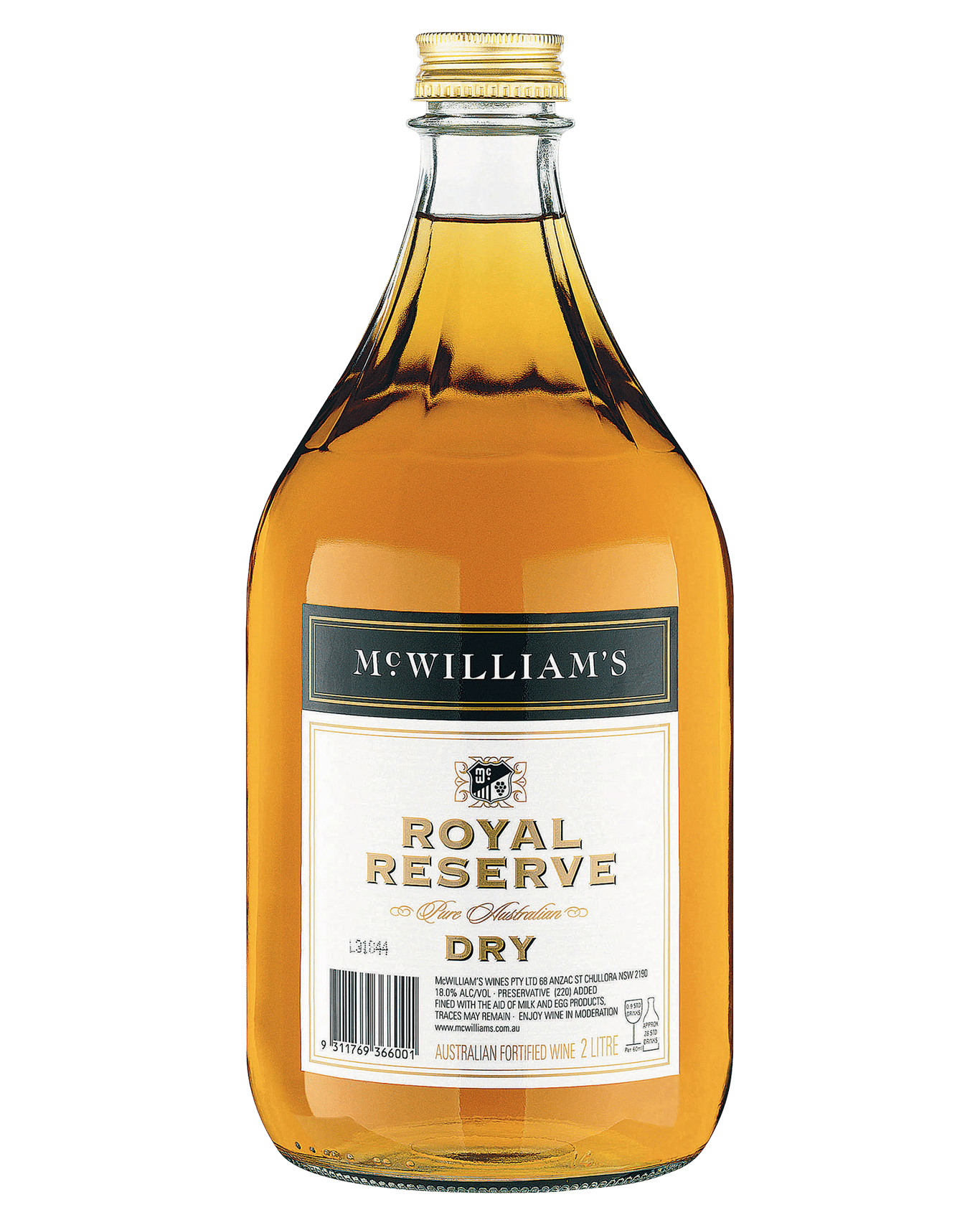 Buy Mcwilliam's Royal Reserve Dry Sherry 2l Online @Lowest Price
