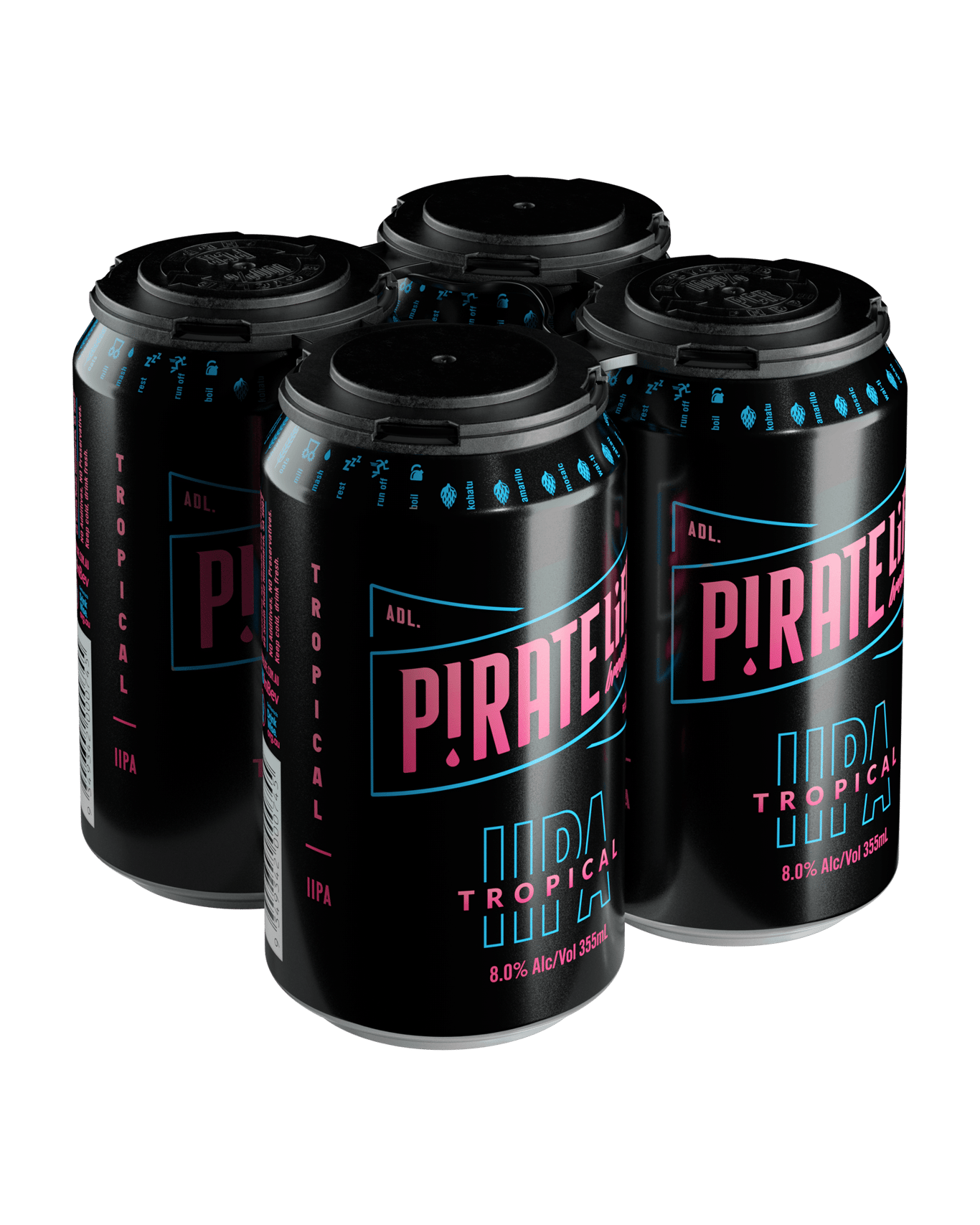 Buy Pirate Life Brewing Tropical Iipa Cans 355ml Online @Lowest Price