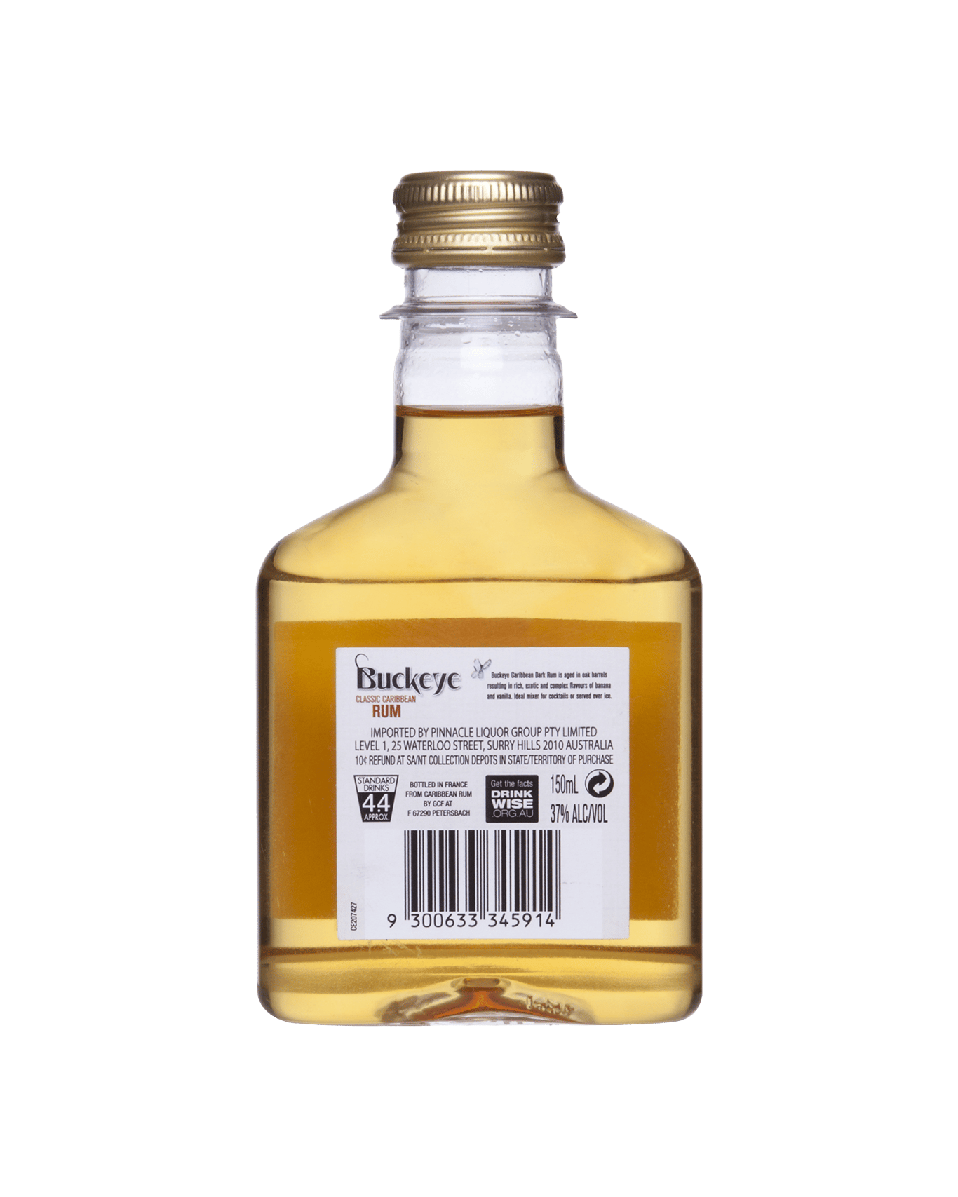 Buy Buckeye Classic Caribbean Rum 150ml Online (Unbeatable Prices) from ...