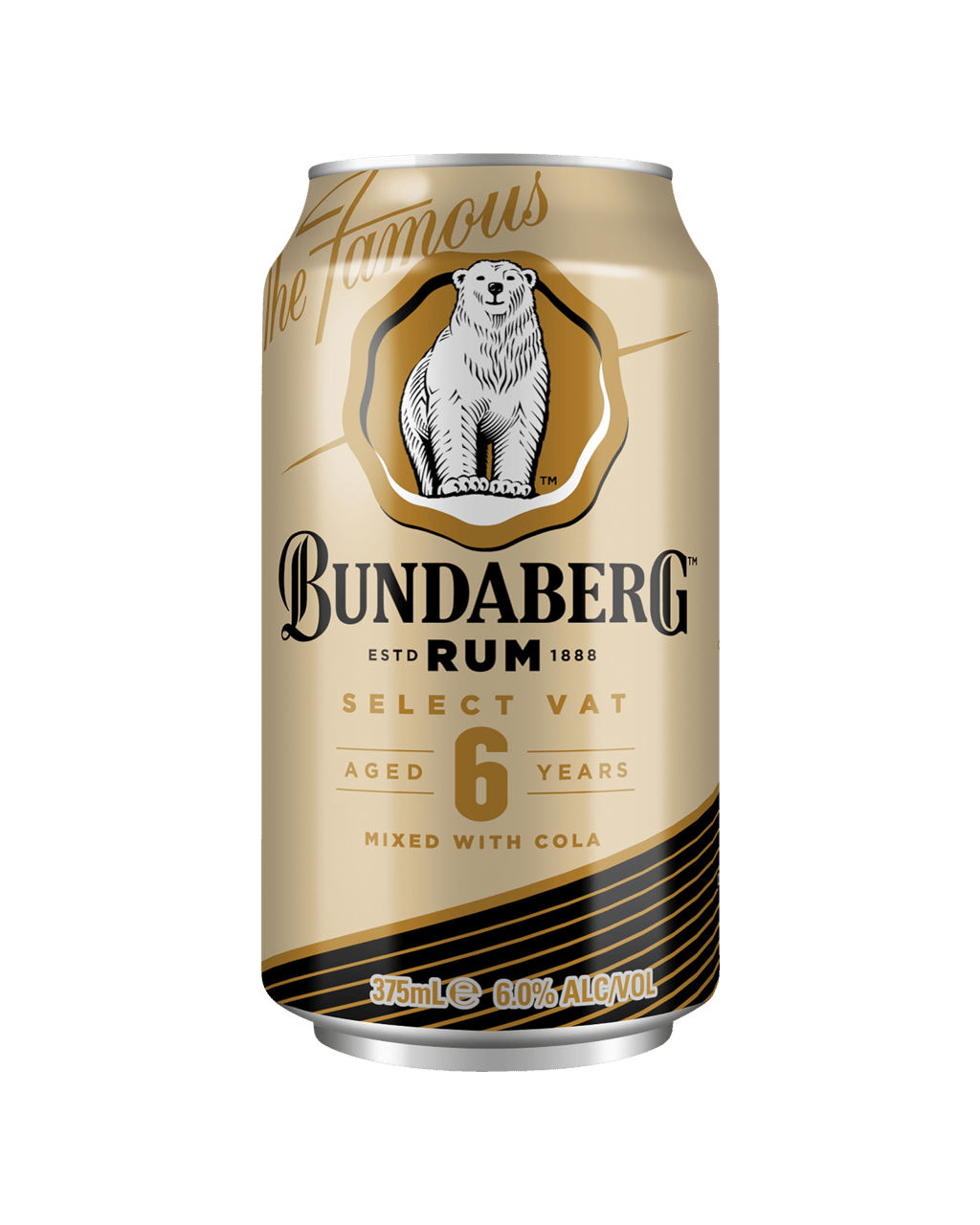 Buy Bundaberg Select Vat Rum & Cola Cans 375ml Online @Lowest Price