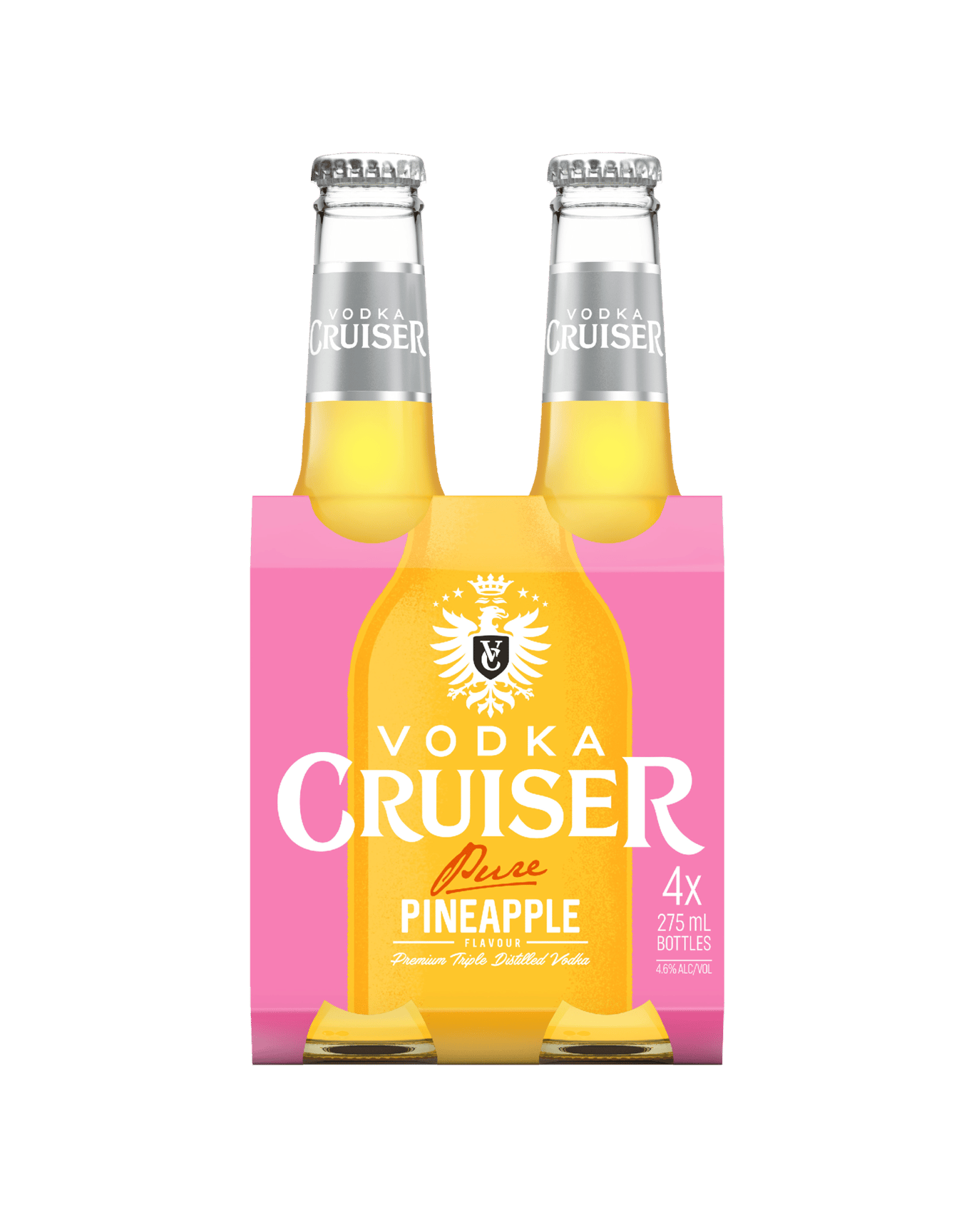 Buy Vodka Cruiser Pure Pineapple Bottles 275ml Online @Lowest Price