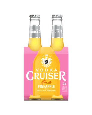 Buy Vodka Cruiser Pure Pineapple Bottles 275ml Online @Lowest Price
