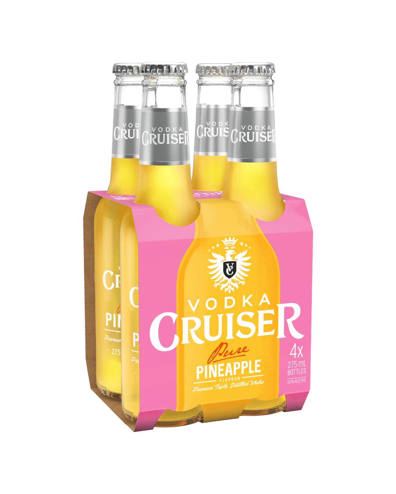 Buy Vodka Cruiser Pure Pineapple Bottles 275ml Online @Lowest Price