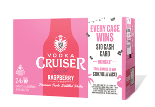 Buy Vodka Cruiser Wild Raspberry Bottles 275ml Online @Lowest Price