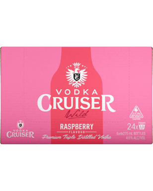 Buy Vodka Cruiser Wild Raspberry Bottles 275ml Online @Lowest Price