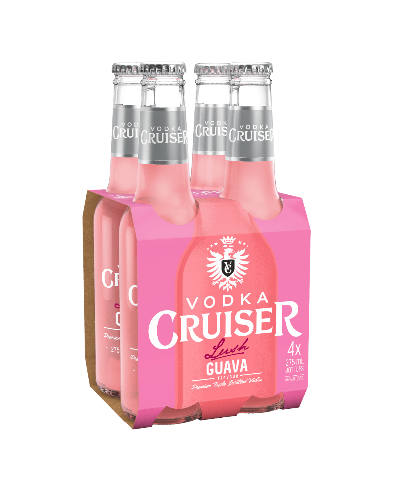 Buy Vodka Cruiser Lush Guava Bottles 275ml Online @Lowest Price