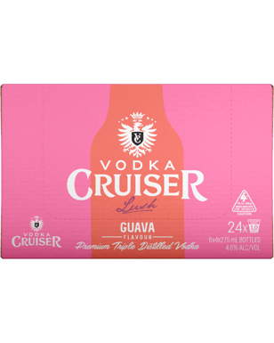 Buy Vodka Cruiser Lush Guava Bottles 275ml Online @Lowest Price