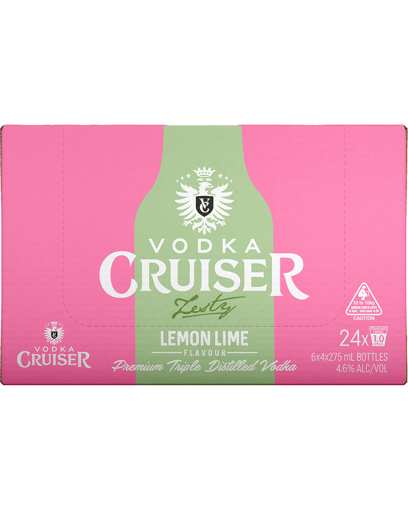 Buy Vodka Cruiser Zesty Lemon Lime Bottles 275ml Online @Lowest Price
