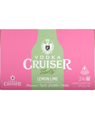 Buy Vodka Cruiser Zesty Lemon Lime Bottles 275ml Online @Lowest Price