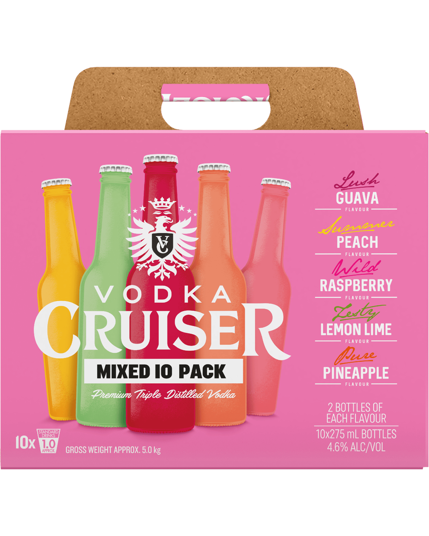 Buy Vodka Cruiser Mixed 10 Pack Bottles 275ml Online @Lowest Price
