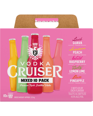 Buy Vodka Cruiser Mixed 10 Pack Bottles 275ml Online @Lowest Price