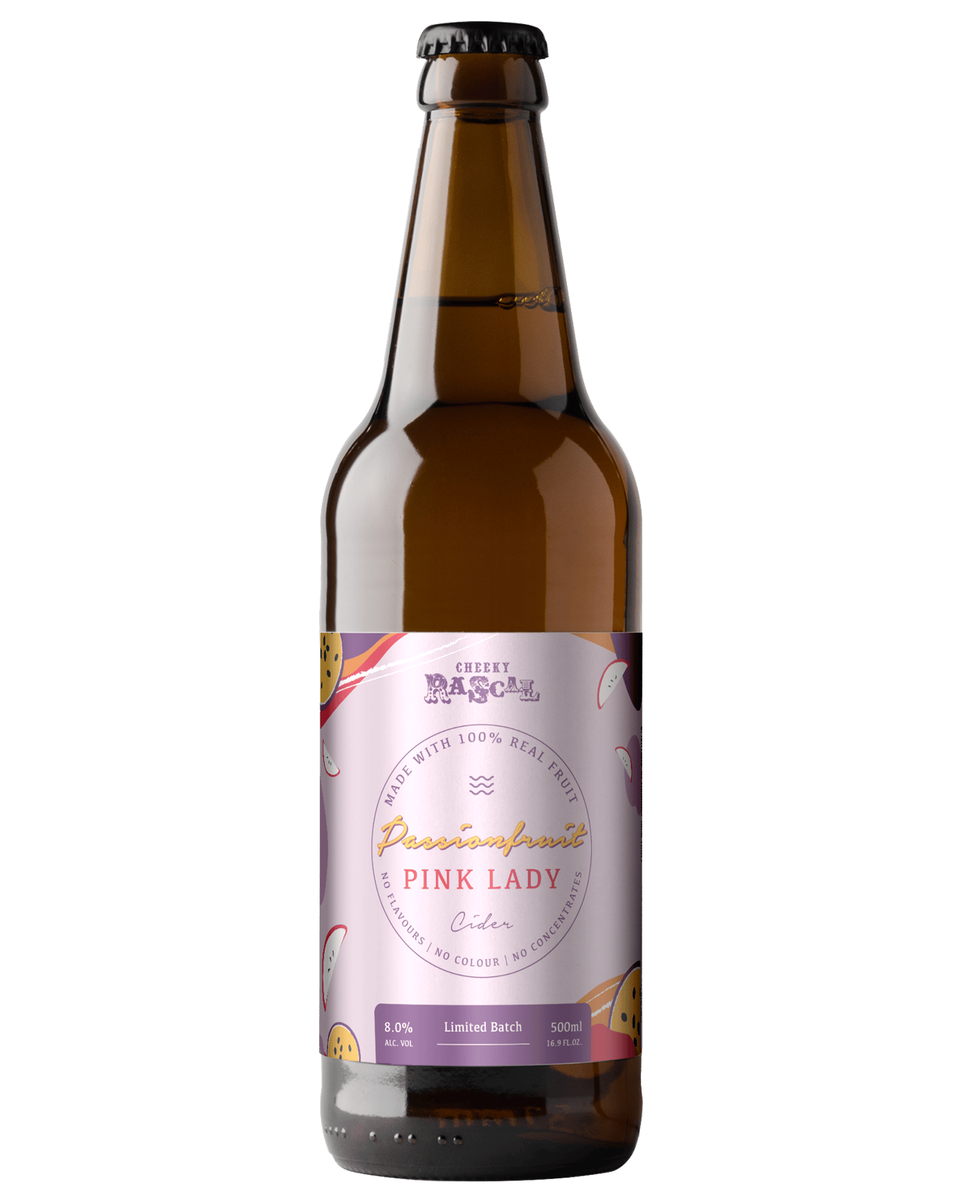 Buy Cheeky Rascal Passionfruit & Pink Lady Cider 500ml Online @Lowest Price