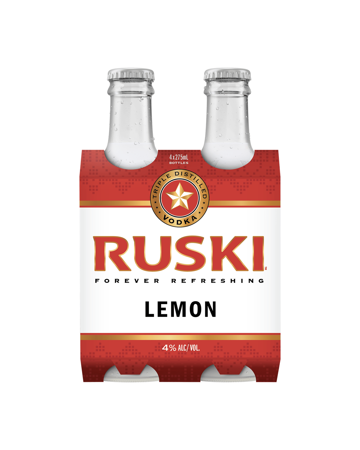 Buy Ruski Lemon Vodka Bottles 275ml Online @Lowest Price