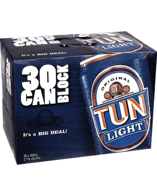 Buy Tun Light Cans 30 Block 355ml Online @Lowest Price