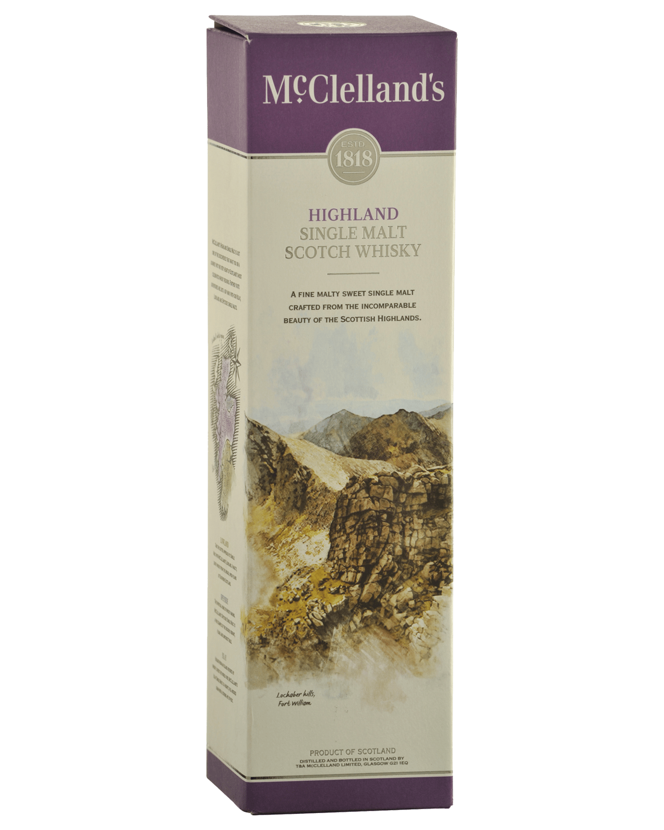Buy Mcclelland's Highland Single Malt Scotch Whisky 700ml Online ...