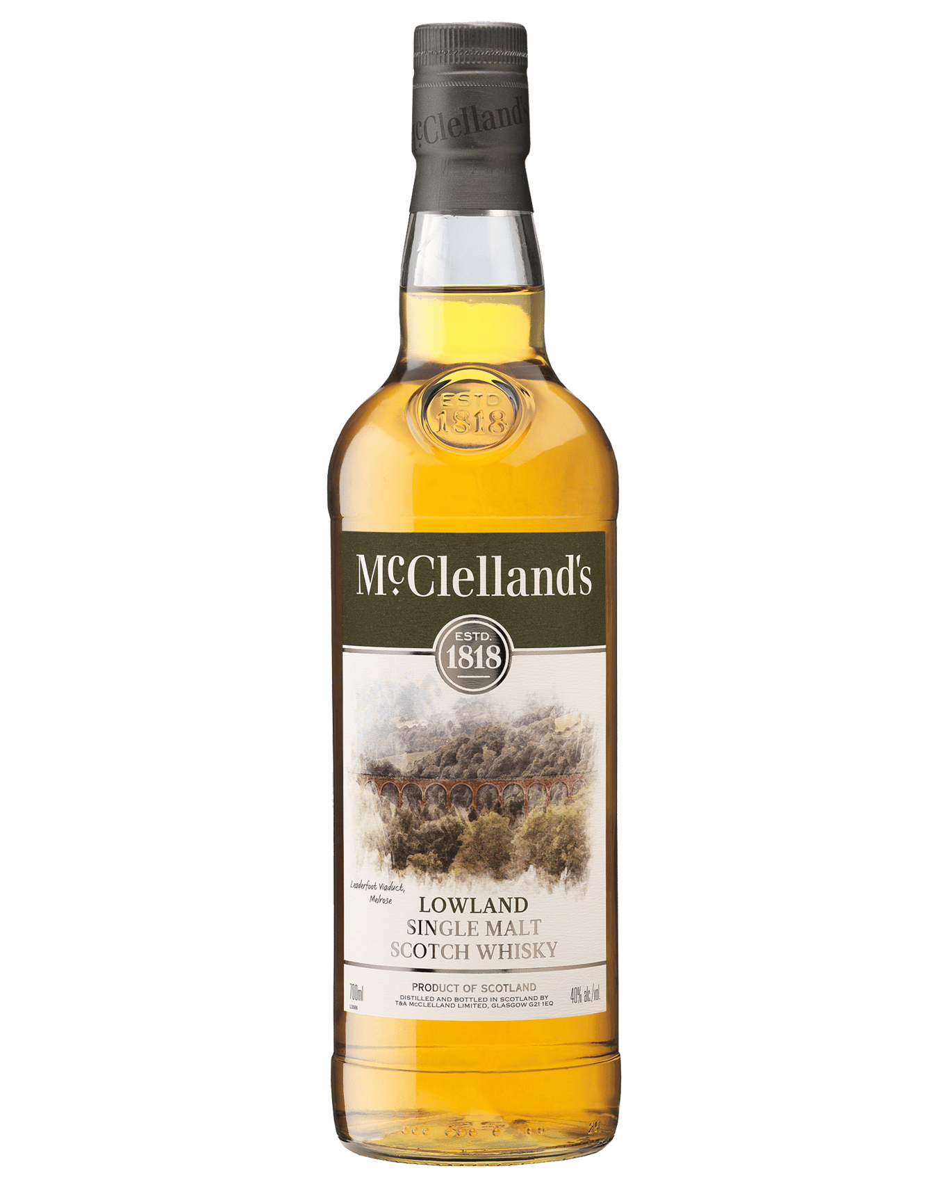 Buy Mcclelland's Lowland Single Malt Scotch Whisky 700ml Online @Lowest ...