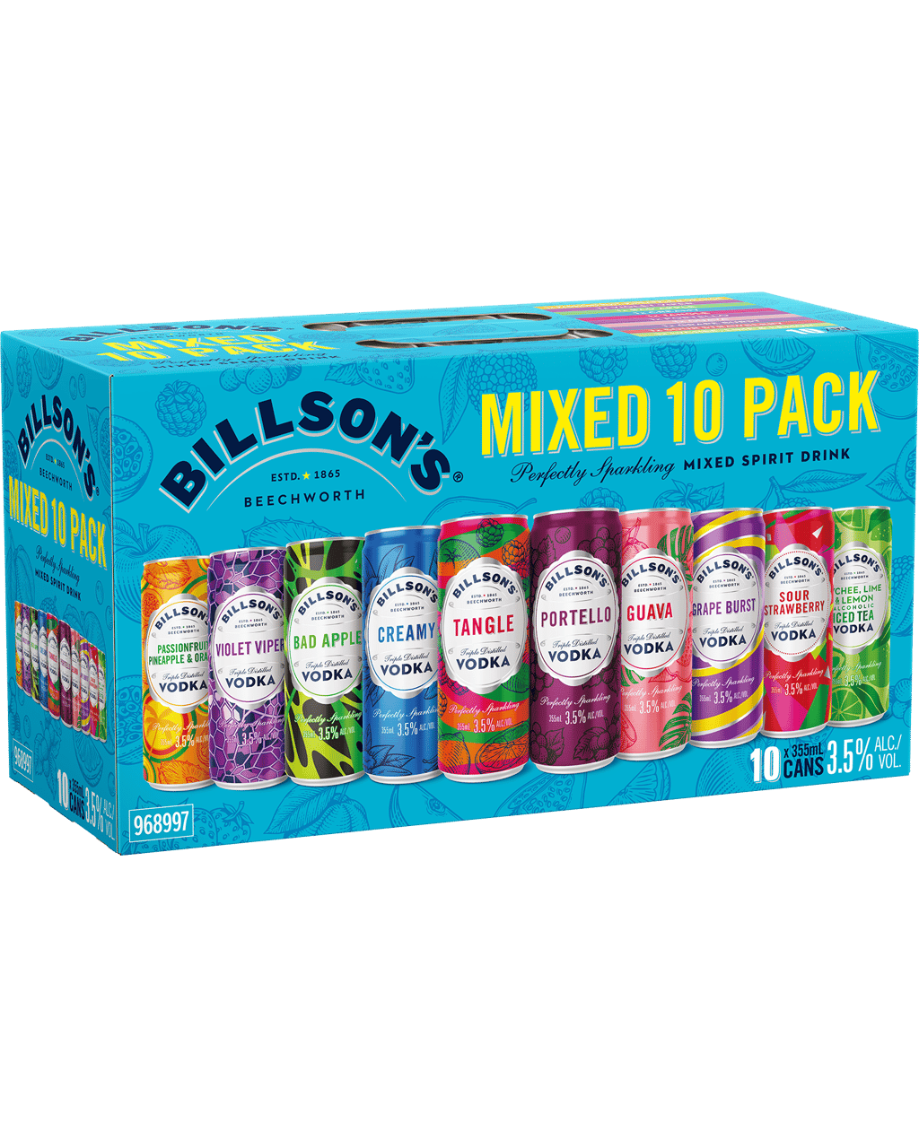 Buy Billson's Vodka Mixed Cans 10x355ml Online @Lowest Price