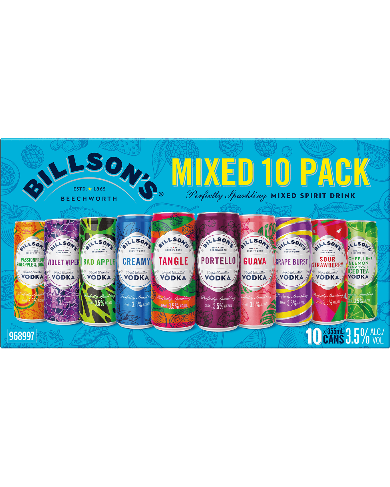 Buy Billson's Vodka Mixed Cans 10x355ml Online @Lowest Price