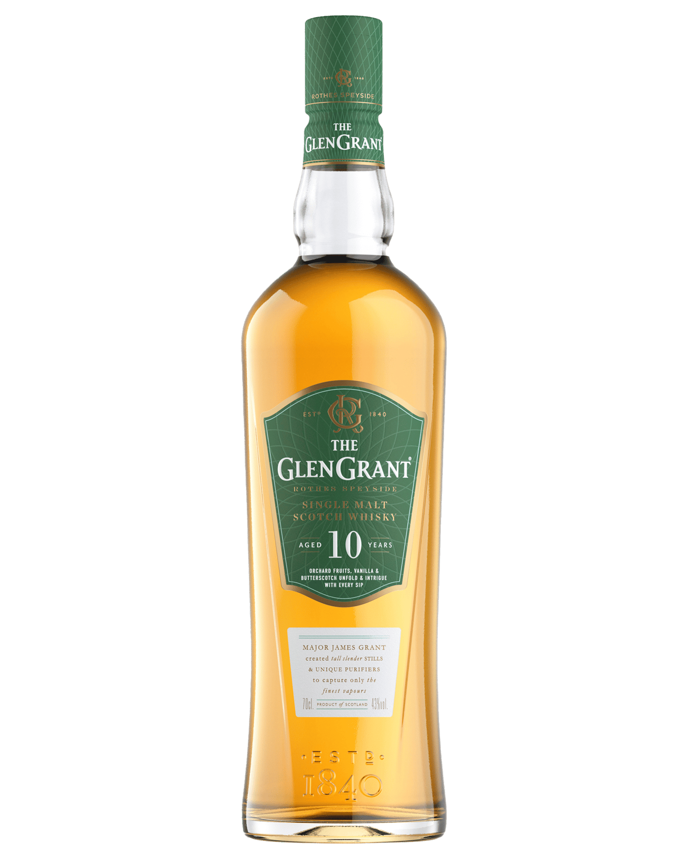 Buy The Glen Grant 10 Year Old Single Malt Scotch Whisky 700ml Online ...