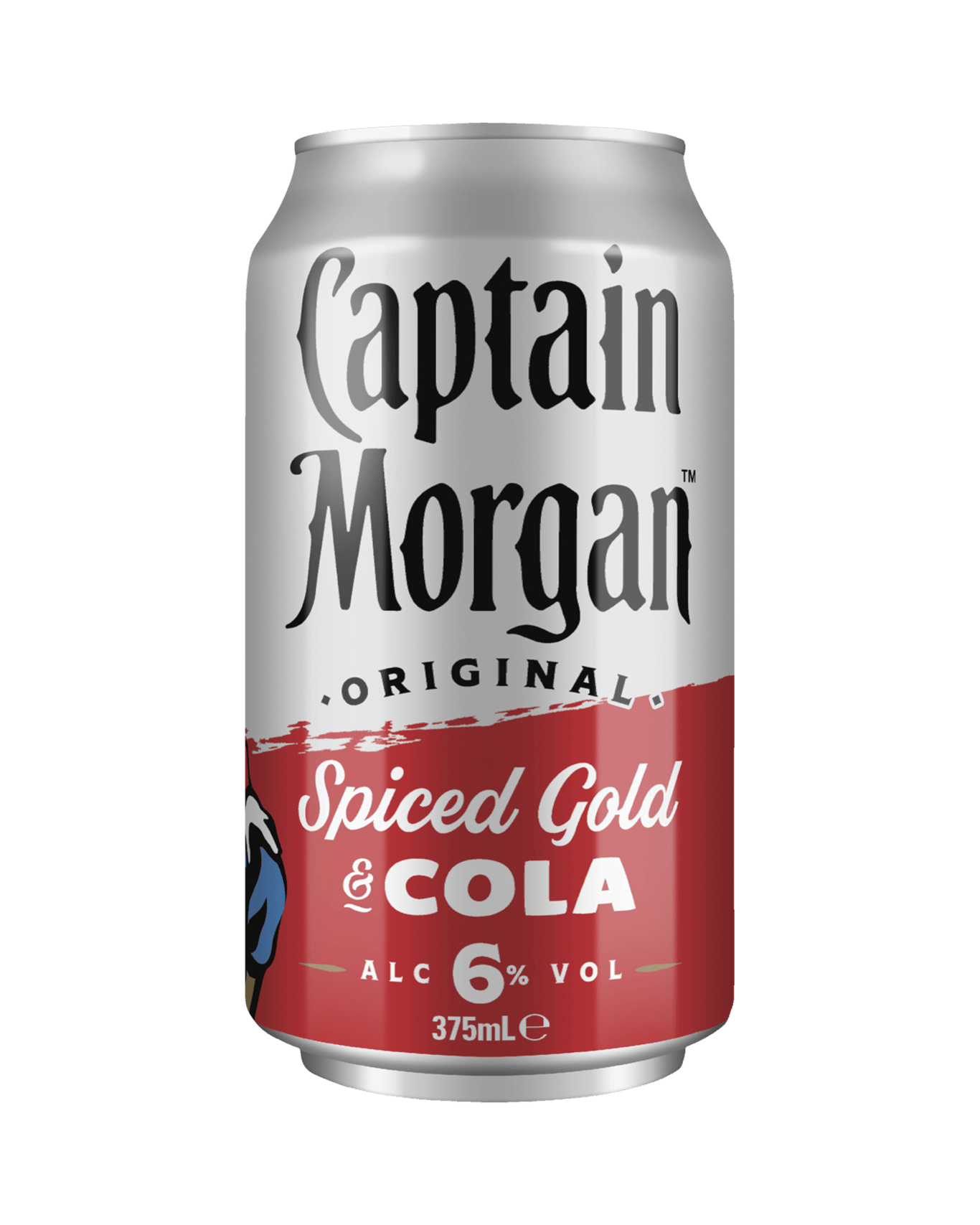 Buy Captain Morgan Original Spiced Gold & Cola 6% Cans 375ml Online ...