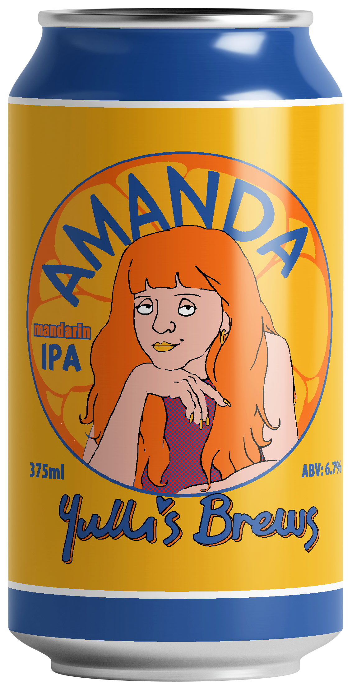 Buy Yulli's Brews Amanda Mandarin Ipa Cans 375ml Online @Lowest Price