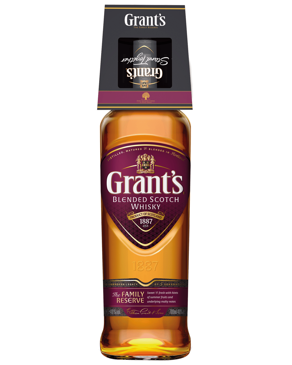 Buy Grants Grants Scotch Whisky 700ml With Collector Glass Online ...
