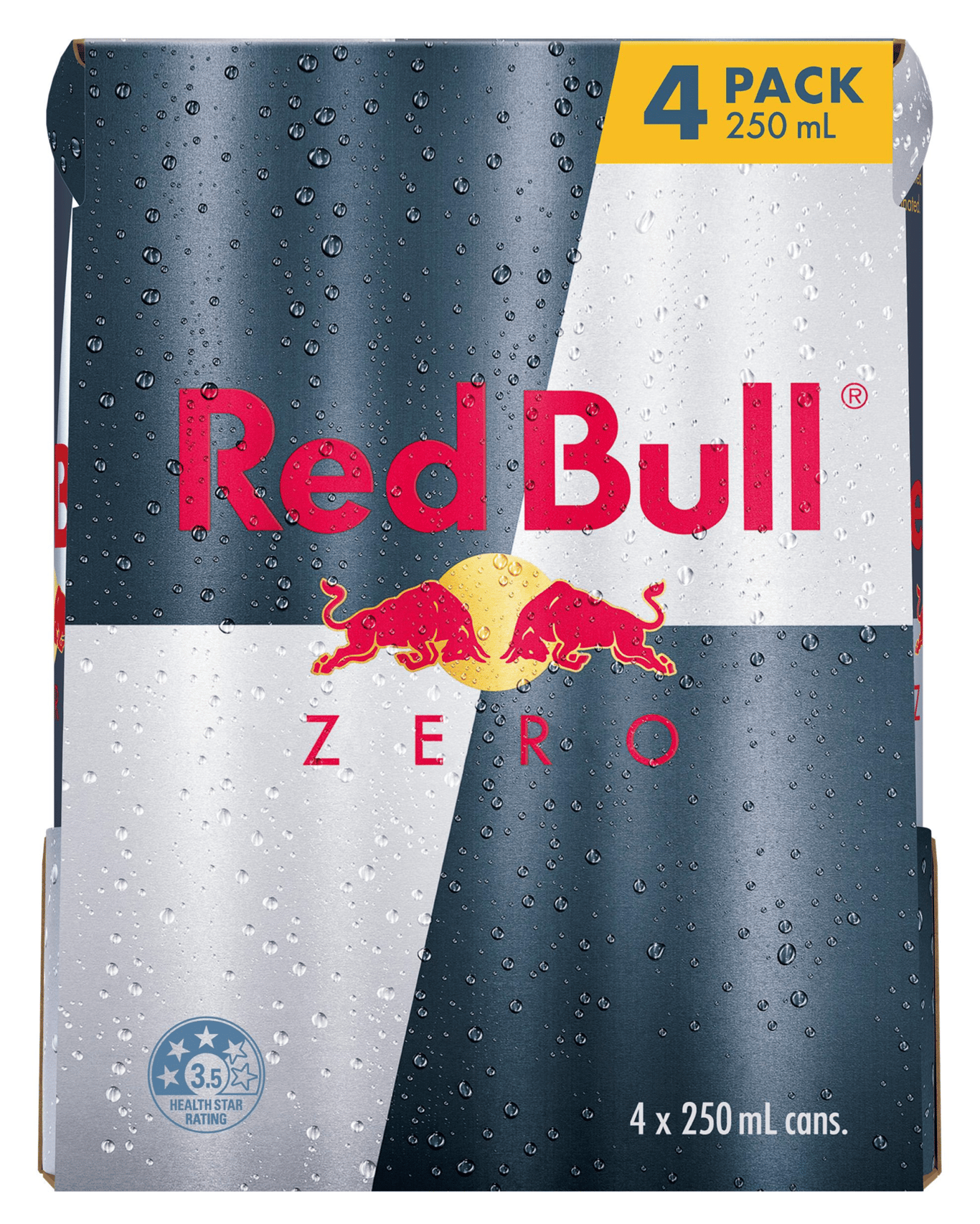 Buy Red Bull Zero Energy Drink 250ml 4 Pack Online @Lowest Price