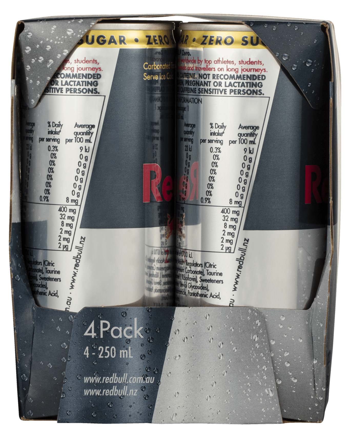 Buy Red Bull Zero Energy Drink 250ml 4 Pack Online @Lowest Price