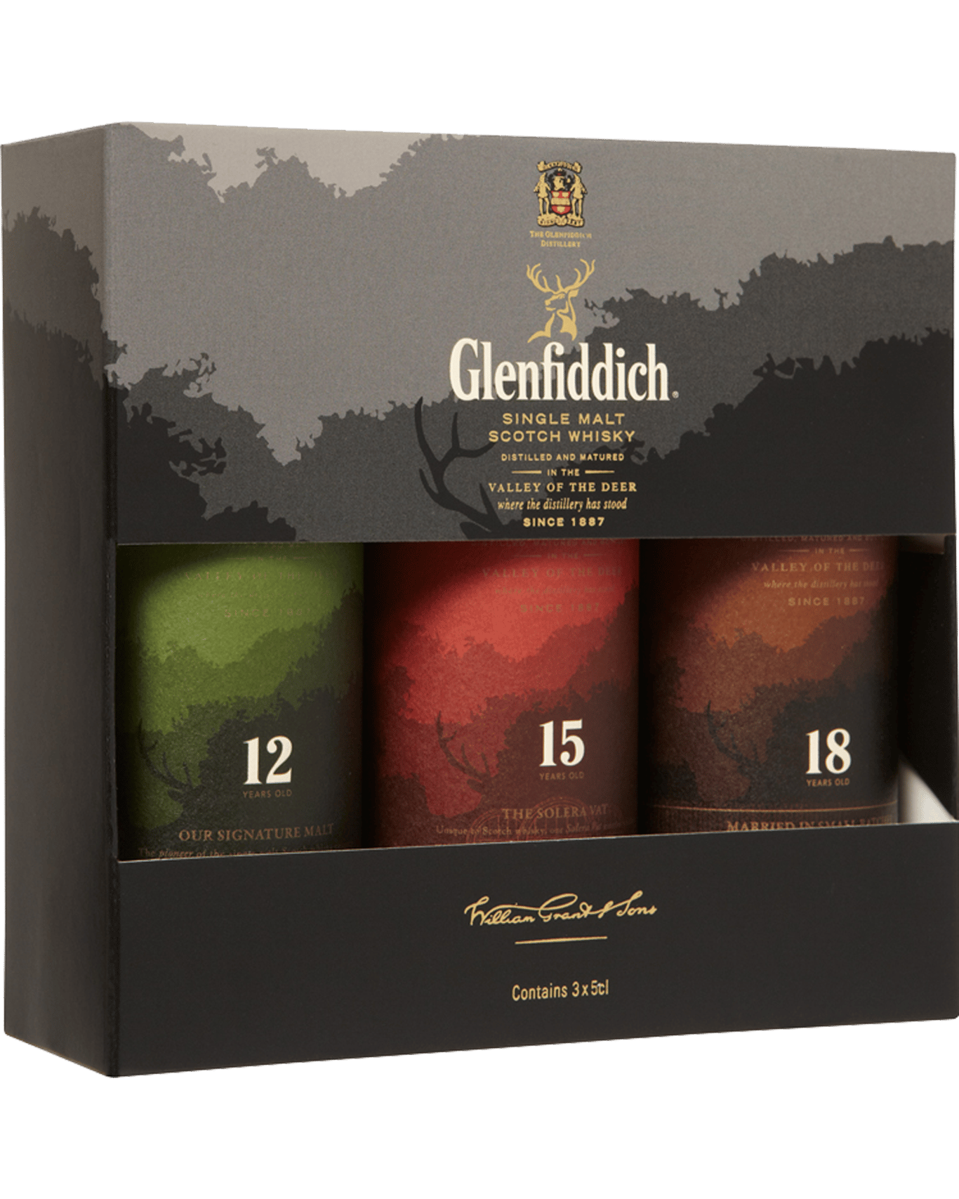 Buy Glenfiddich Scotch Whisky Mini Gift Pack 50ml Online @Lowest Price