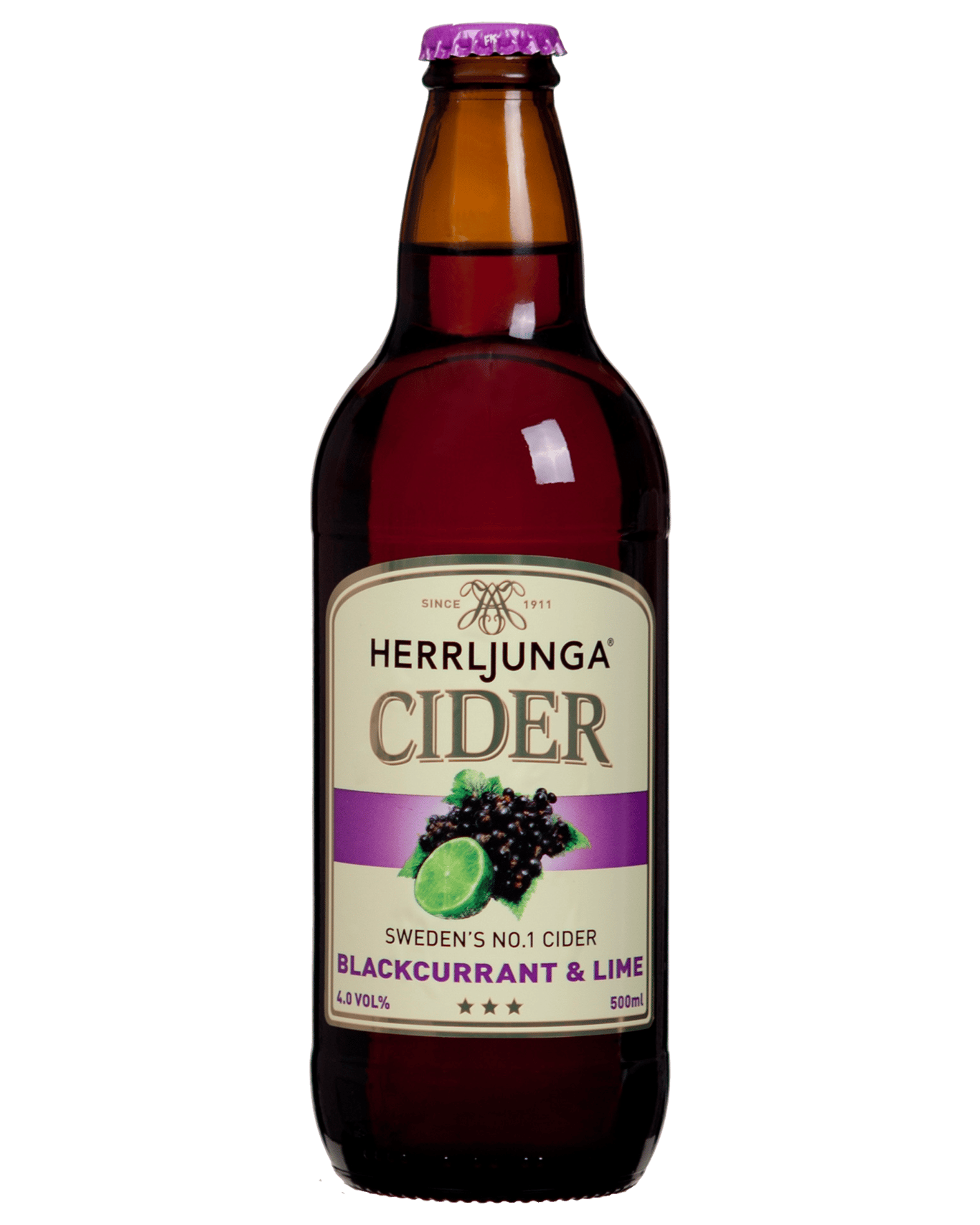 Buy Herrljunga Blackcurrant & Lime Cider 500ml Online @Lowest Price