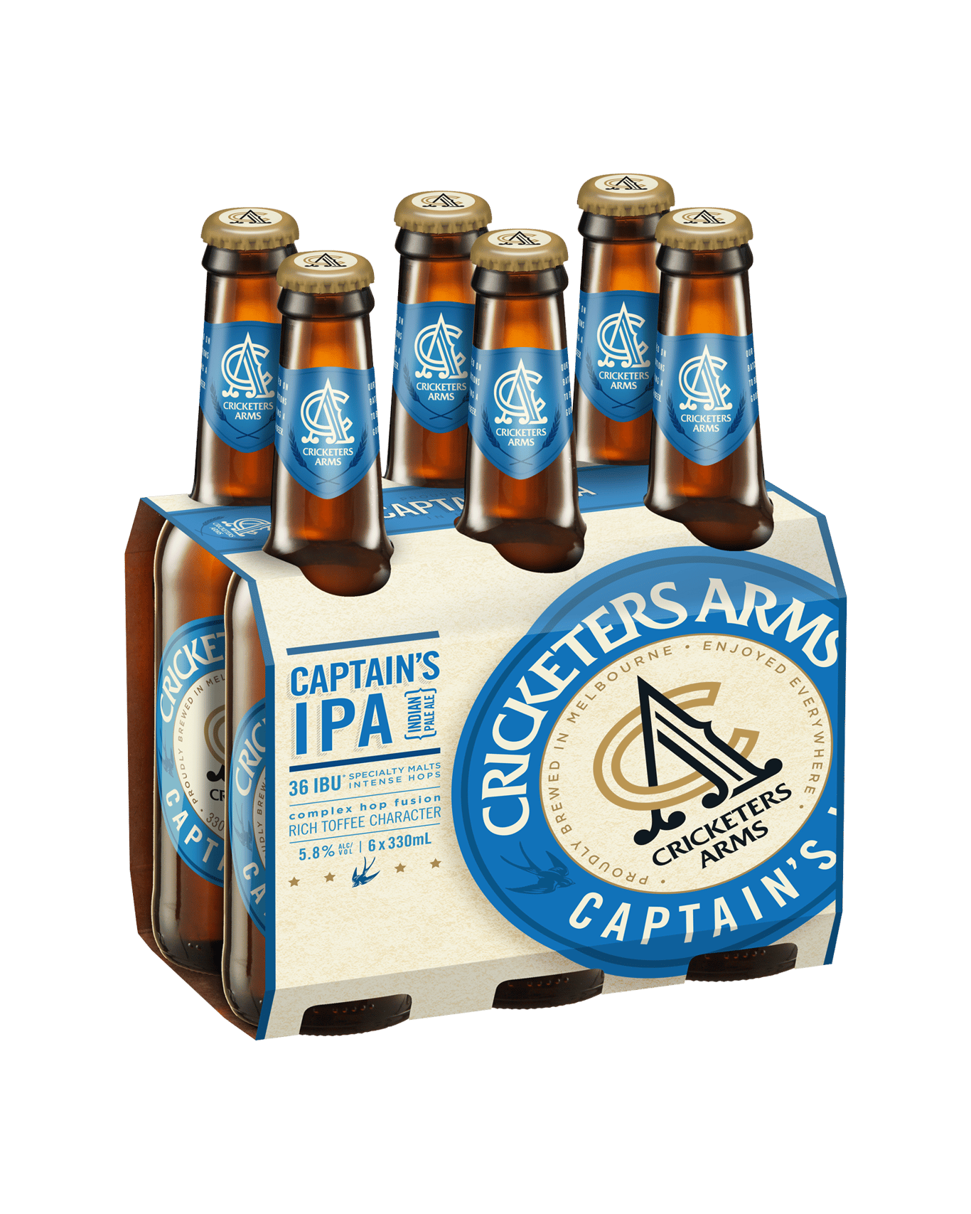 Buy Cricketers Arms Captain's Ipa 330ml Online @Lowest Price