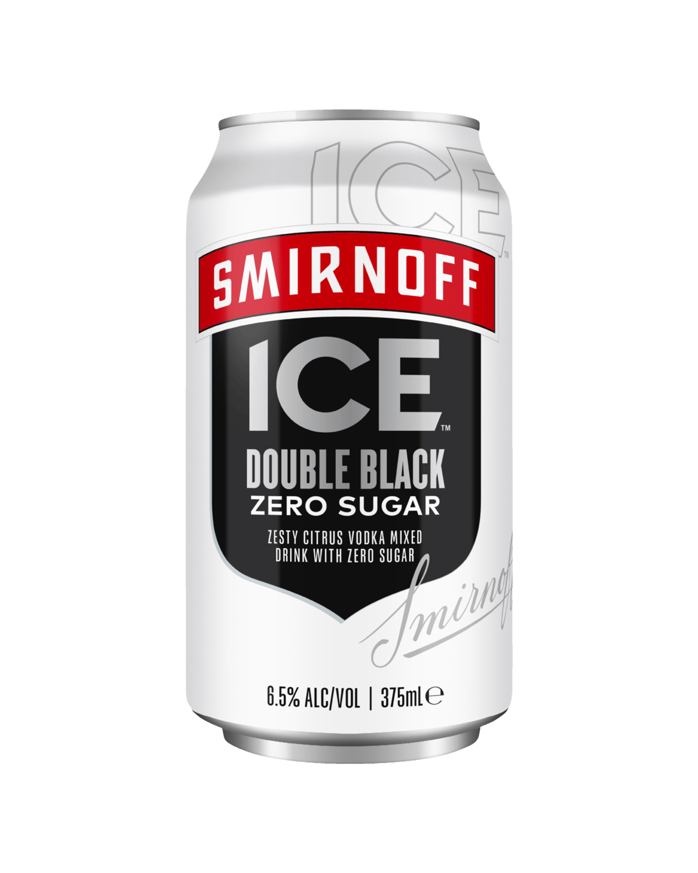 Buy Smirnoff Ice Double Black Zero Sugar Cans 375ml Online @Lowest Price