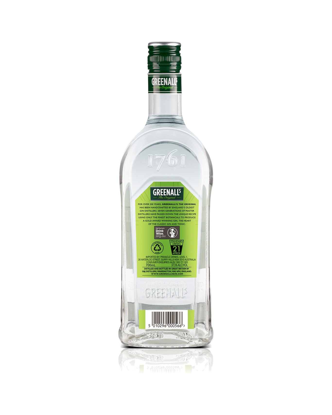 Buy Greenall's Original London Dry Gin 700ml Online (Lowest Price ...