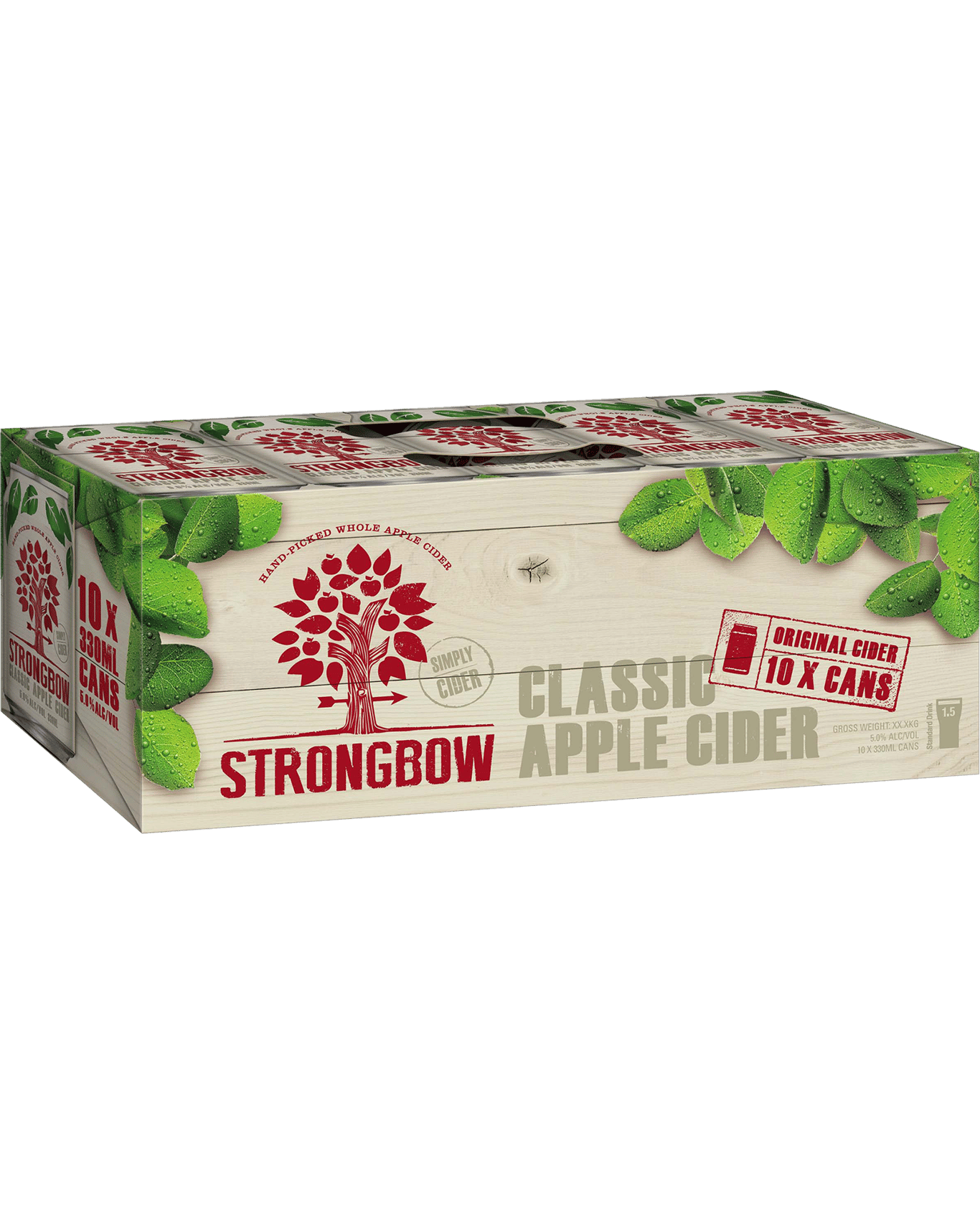 Buy Strongbow Original Cider Cans 10 Pack 330ml Online @Lowest Price