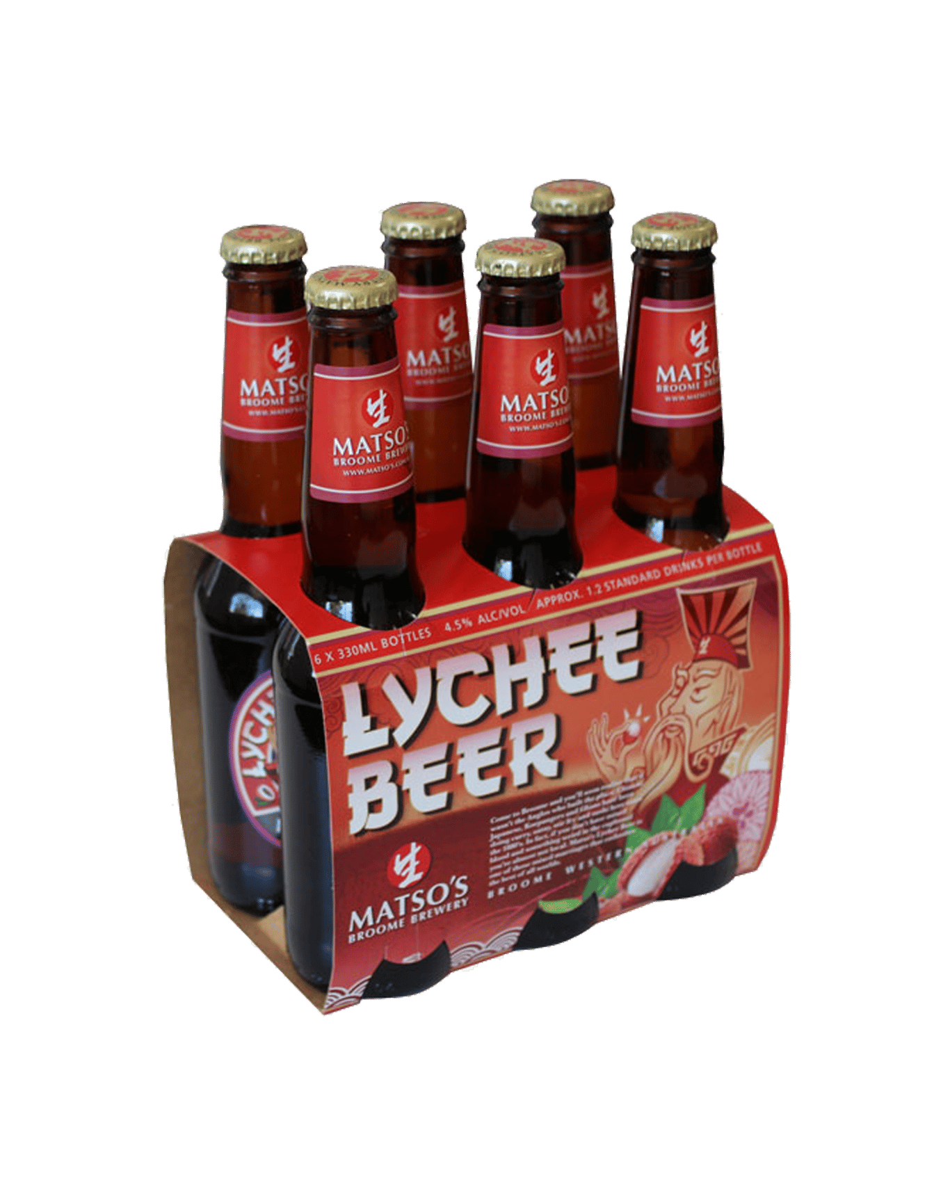 Buy Matso's Lychee Beer 330ml Online @Lowest Price
