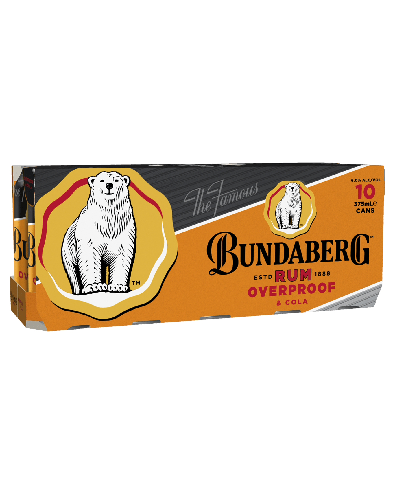 Buy Bundaberg Op Rum & Cola Cans 10x375ml Online @Lowest Price