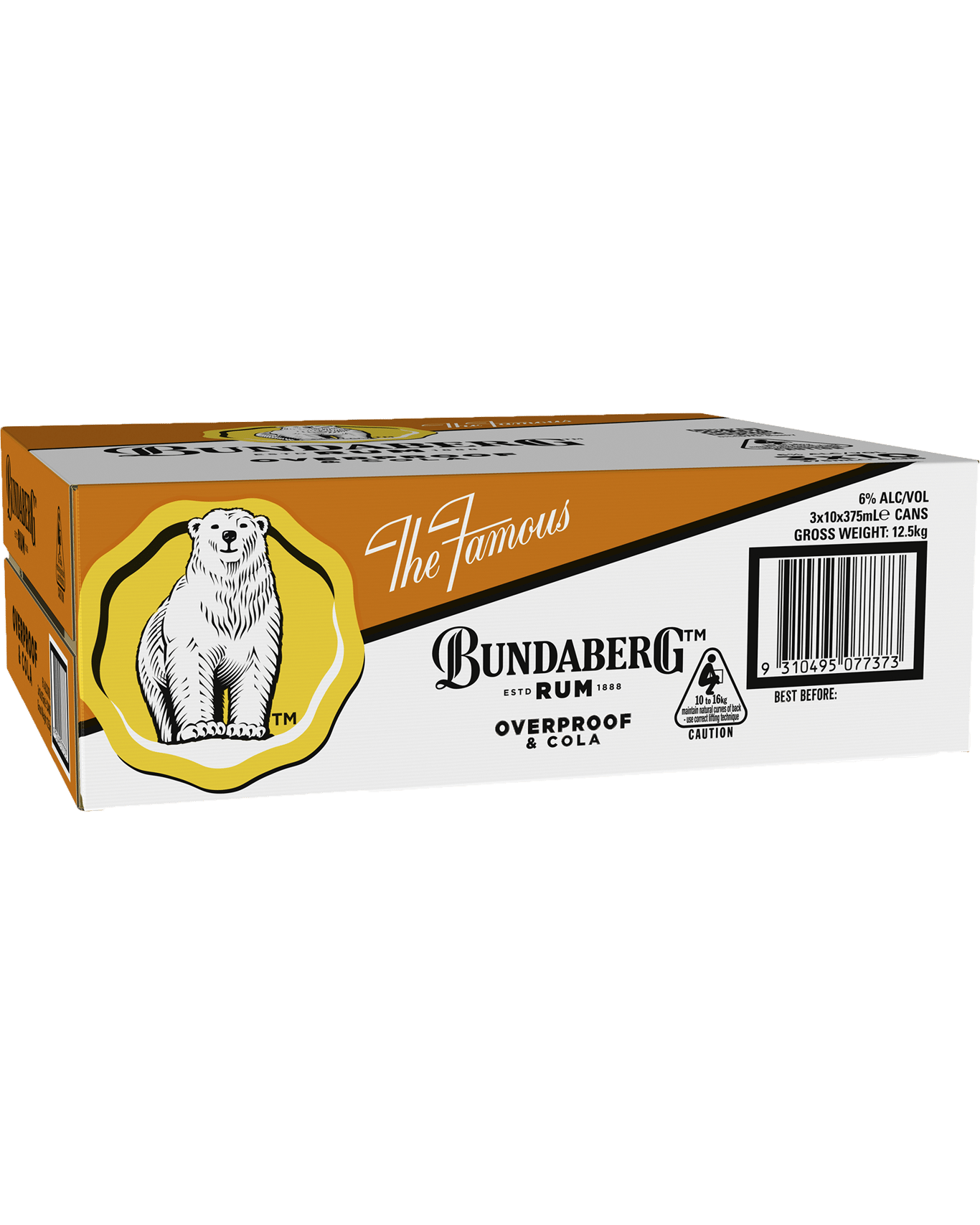 Buy Bundaberg Op Rum & Cola 10 Pack Cans 375ml Online @Lowest Price