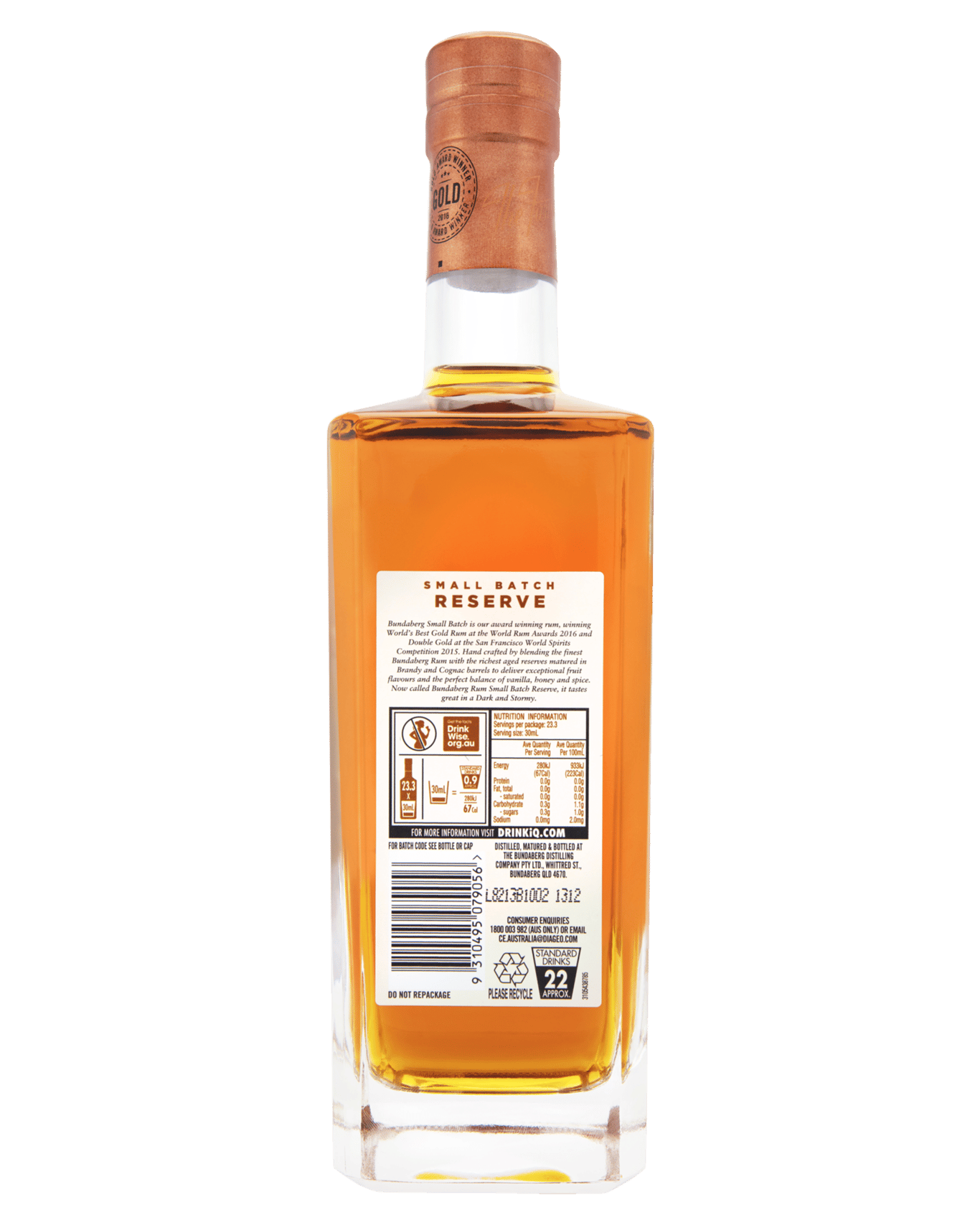 Buy Bundaberg Master Distillers Collection Small Batch Rum 700ml Online ...