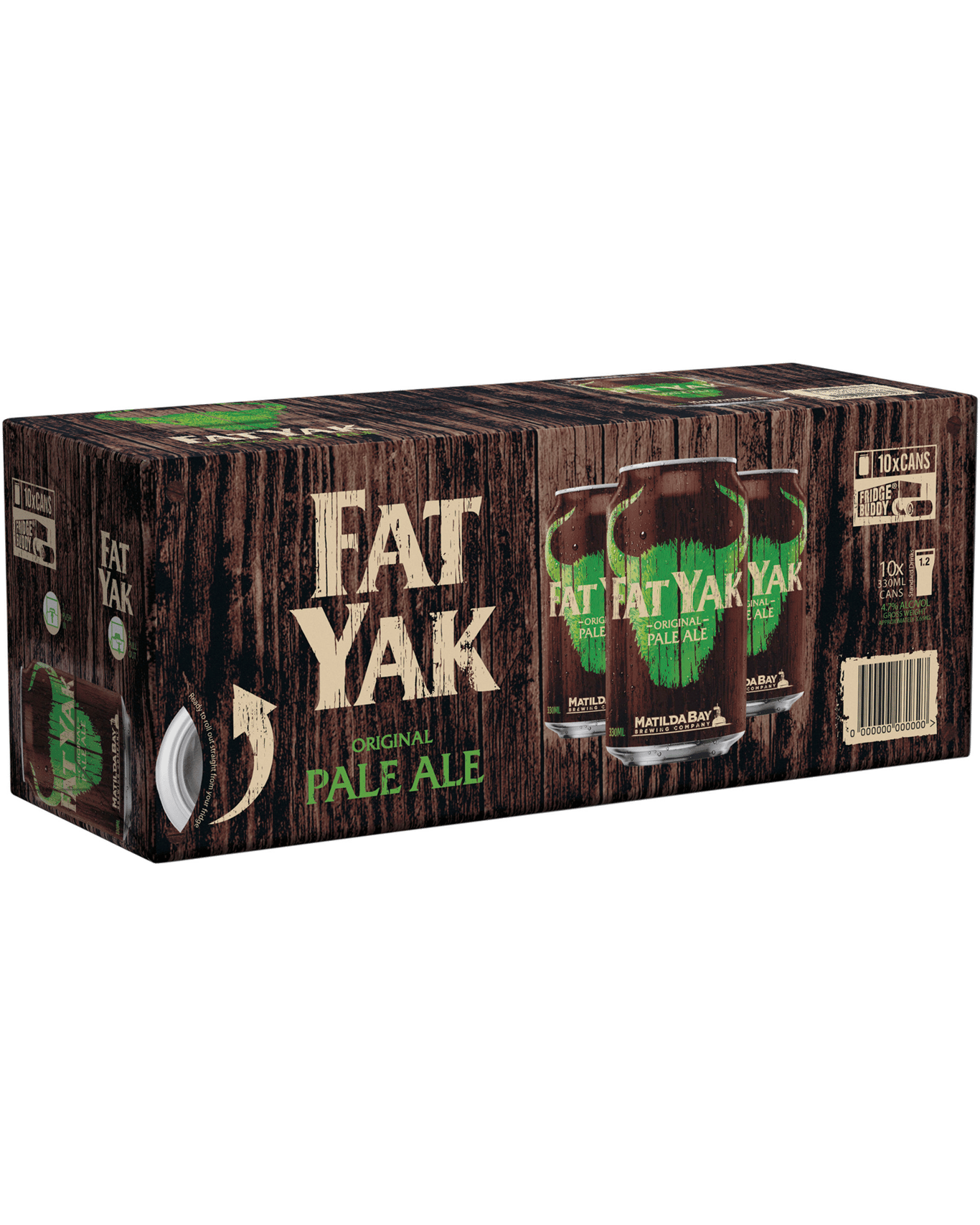 Buy Yak Ales Fat Yak Original Pale Ale Cans 10 Pack 330ml Online ...