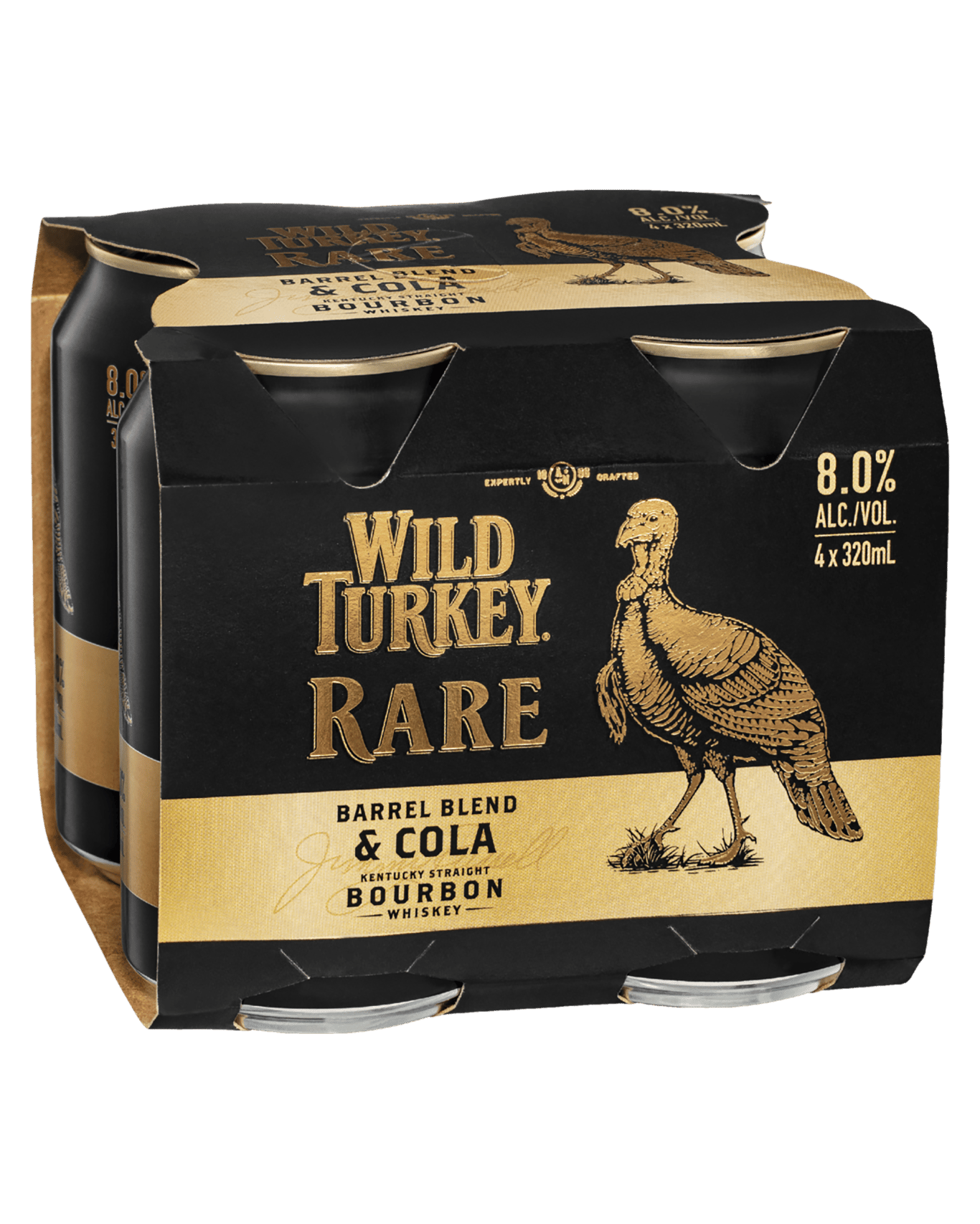 Buy Wild Turkey Rare Bourbon & Cola Cans 320ml Online @Lowest Price